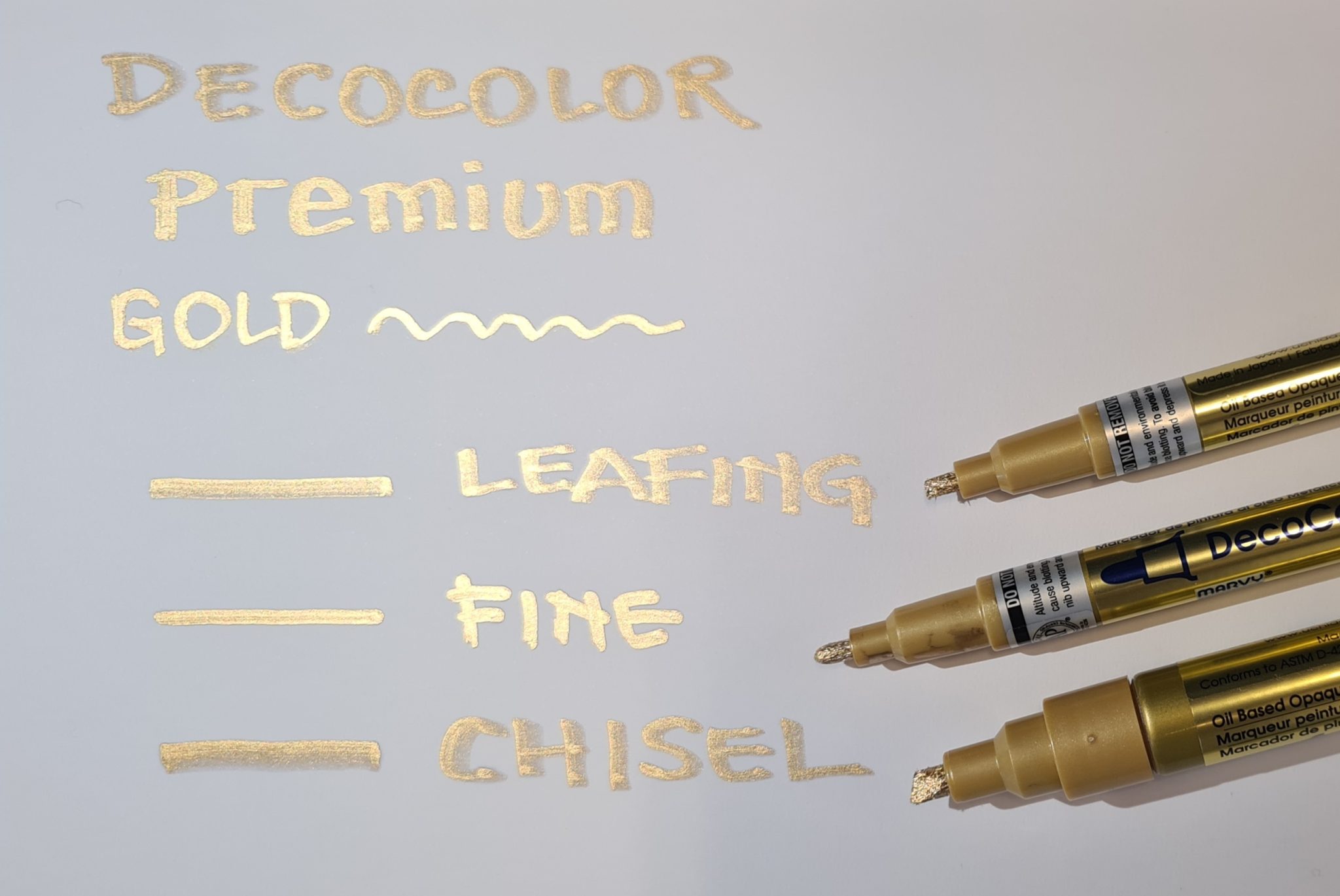 MARCADOR METÁLICO DECOCOLOR PREMIUM Cooper Fine Tip - Heyco SA